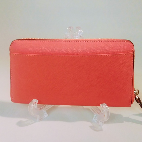 kate spade | Bags | New Kate Spade Large Masie Pink Orange Wallet Nwt ...